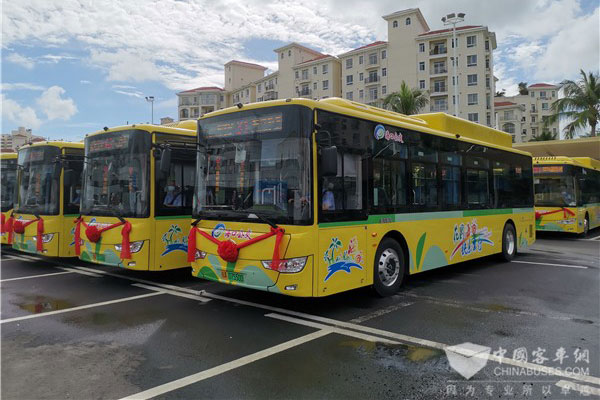 177 Units King Long Electric Buses Start Operation in Haikou_Buses News ...